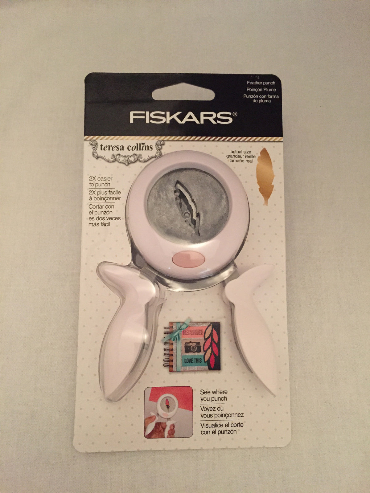 FiskarsTeresa Collins Feather Punch — Jets Craft Shop